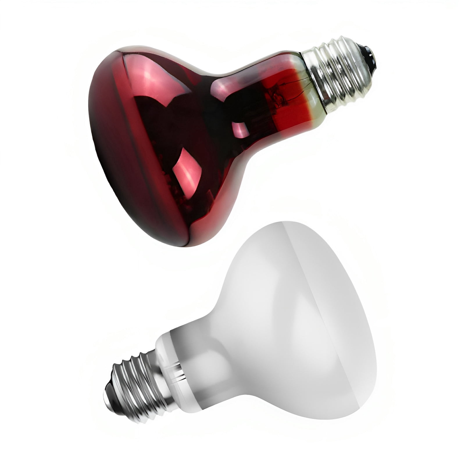Reptile Heat Lamp Bulb, 75W Day & Night Basking Spot Light Combo Pack ...