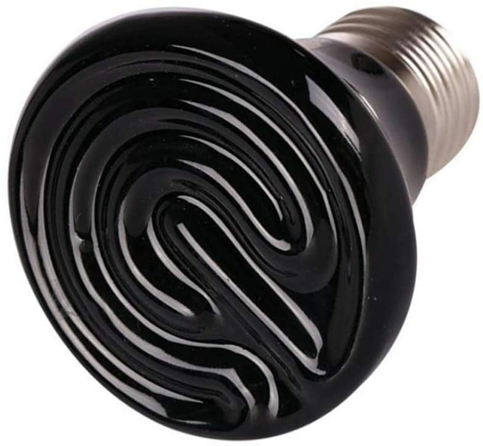 Reptile Heat Lamp - Ceramic Infrared Heat Emitter Bulb 110V 100W for ...