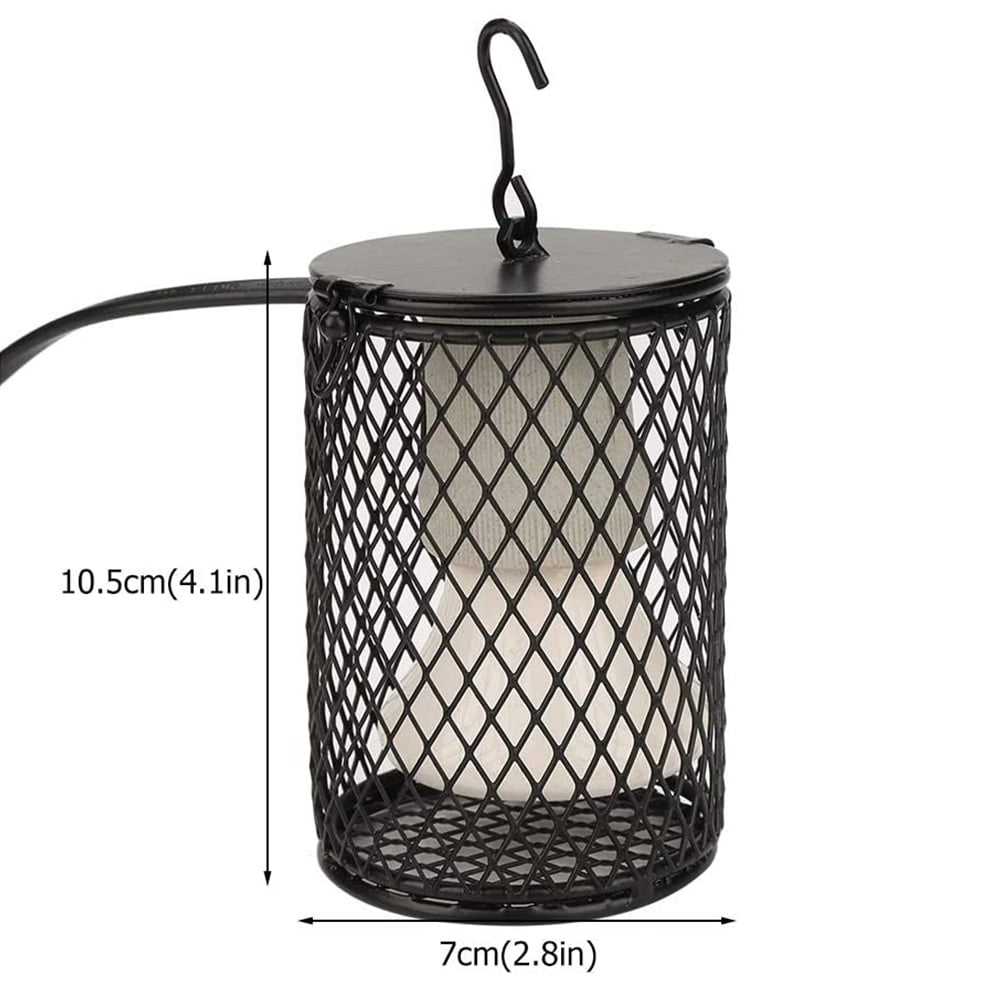 Reptile Heat Lamp With Guard,Pet Heating Lamp Shade Basking Heater Lamp ...