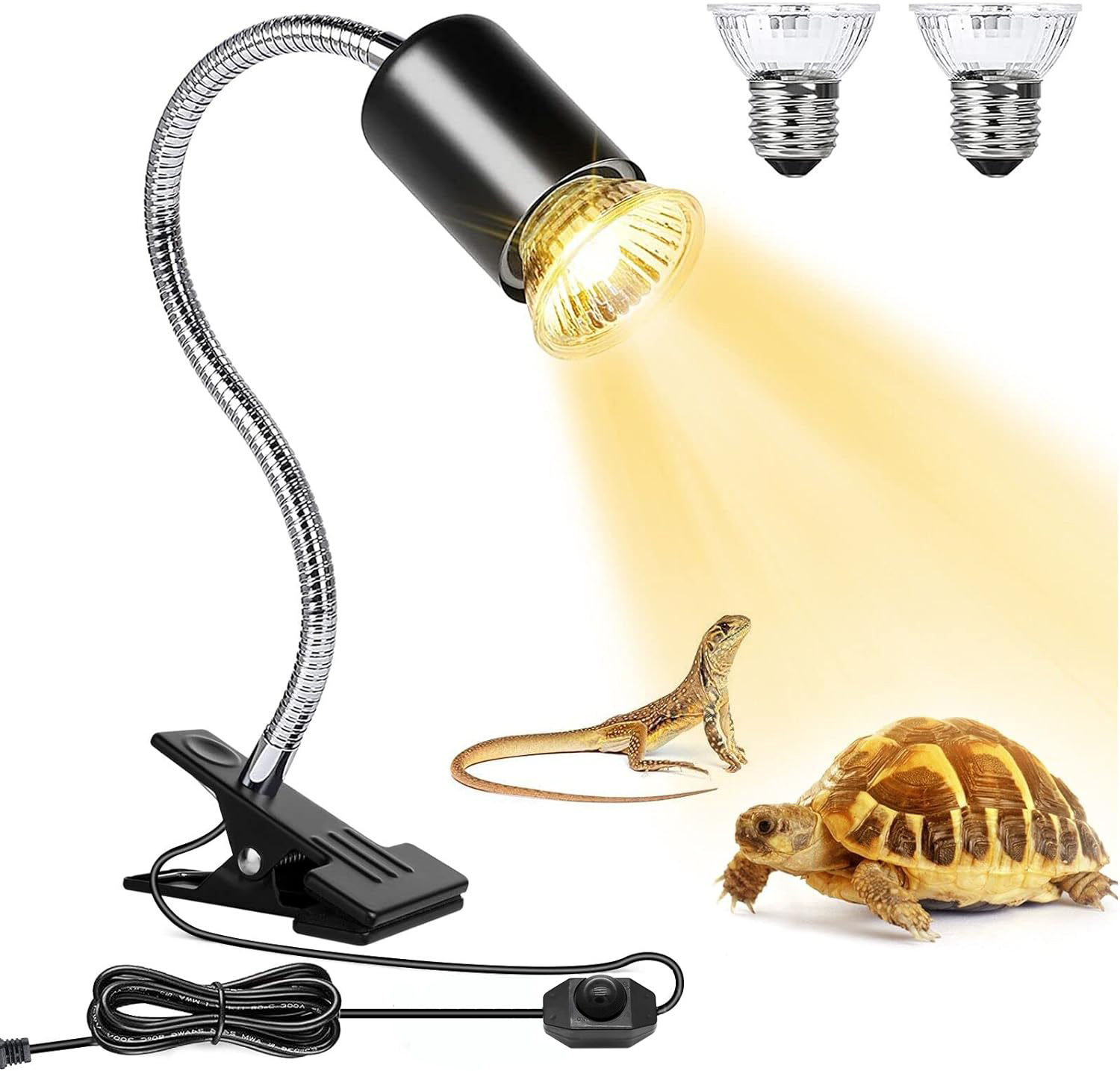 E27 25W 50W 75W 100W Heating Light Bulb Mini Infrared Ceramic Emitter ...