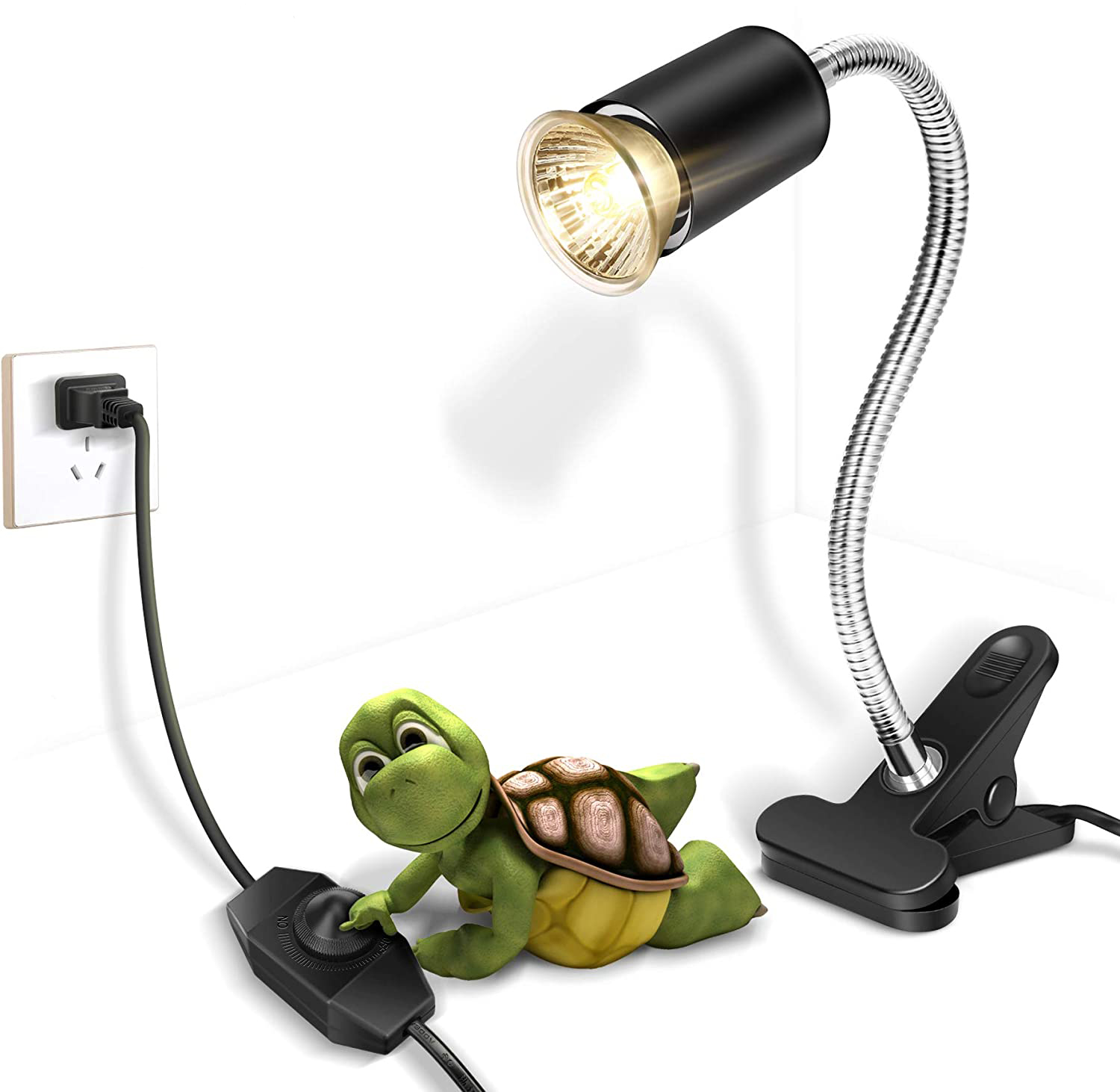 PawHut Wooden Tortoise Habitat, Tortoise Enclosure Reptile Cage w/ Tray ...