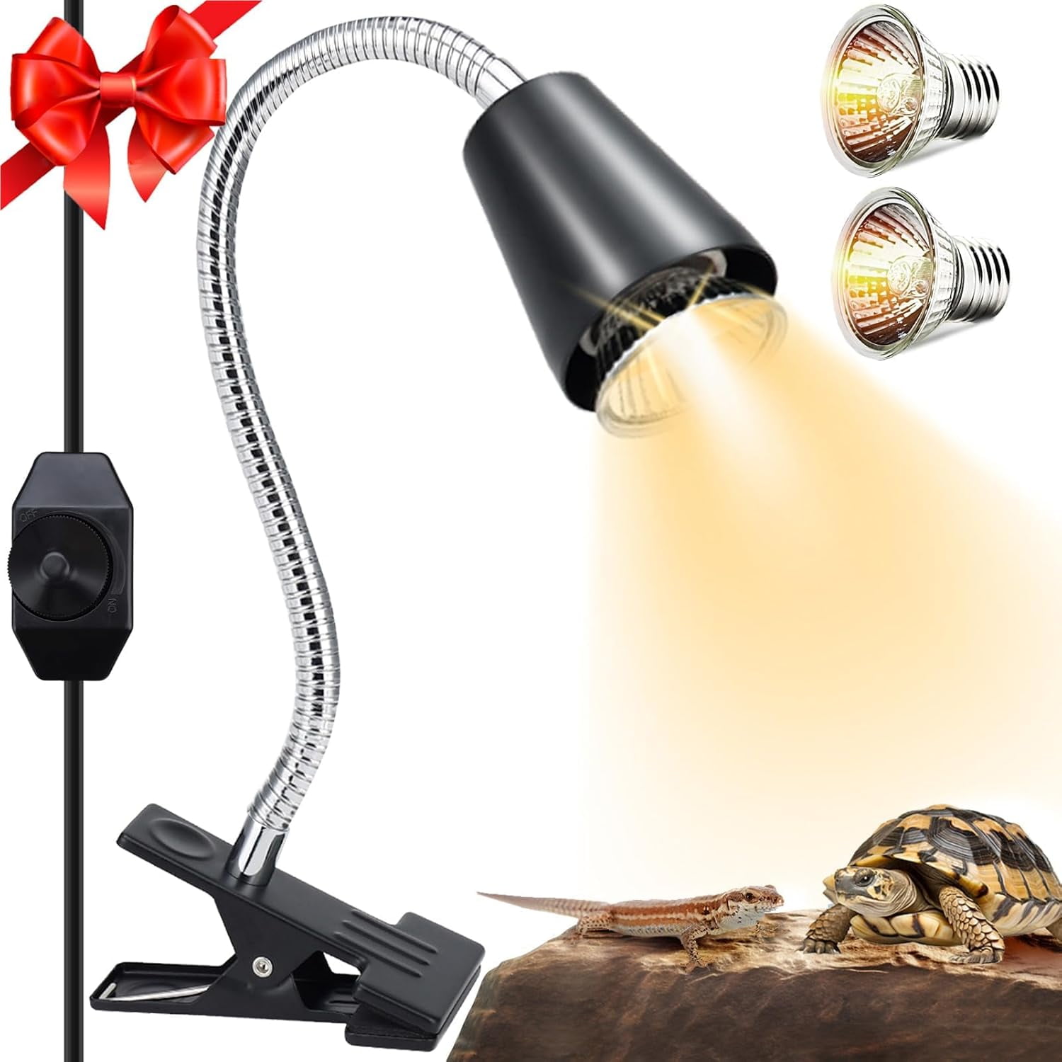 Reptile Heat Lamps, UVA/UVB Turtle Lamp,Turtle Aquarium Light Bulbs ...