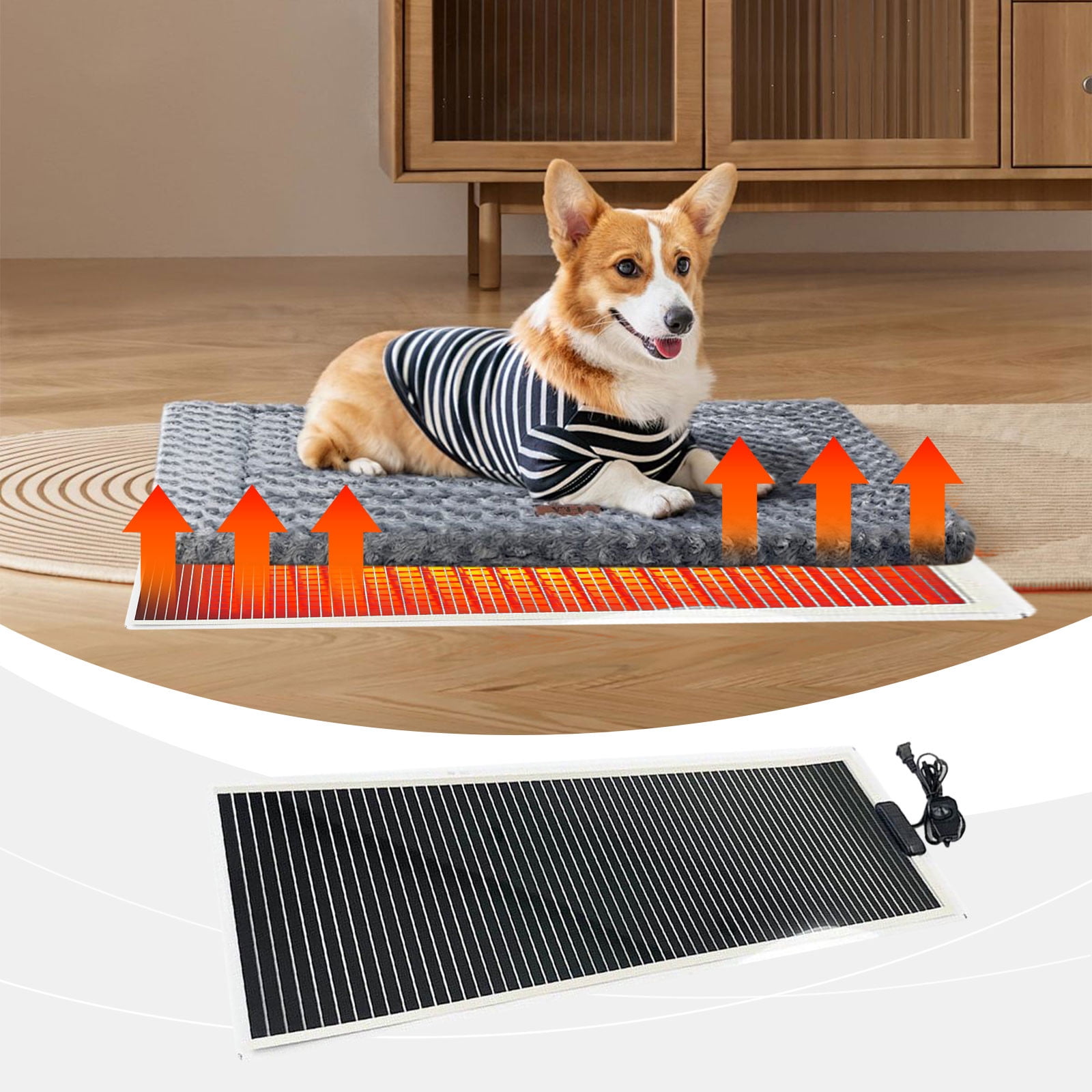 Reptile Heat Mat with Thermostat - Adjustable Temperature 20-50°C ...