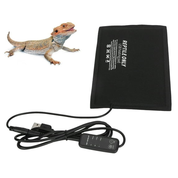 Reptile Heating Pad With USB Temperature Control & Timer For Turtles ...