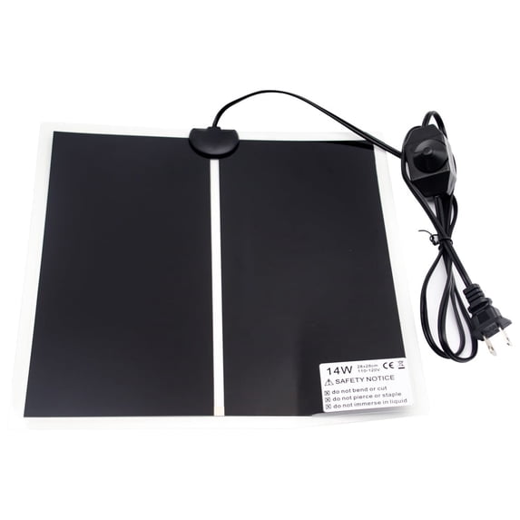 Reptile Heating Pad with Temperature Adjustment 14W Under Tank ...