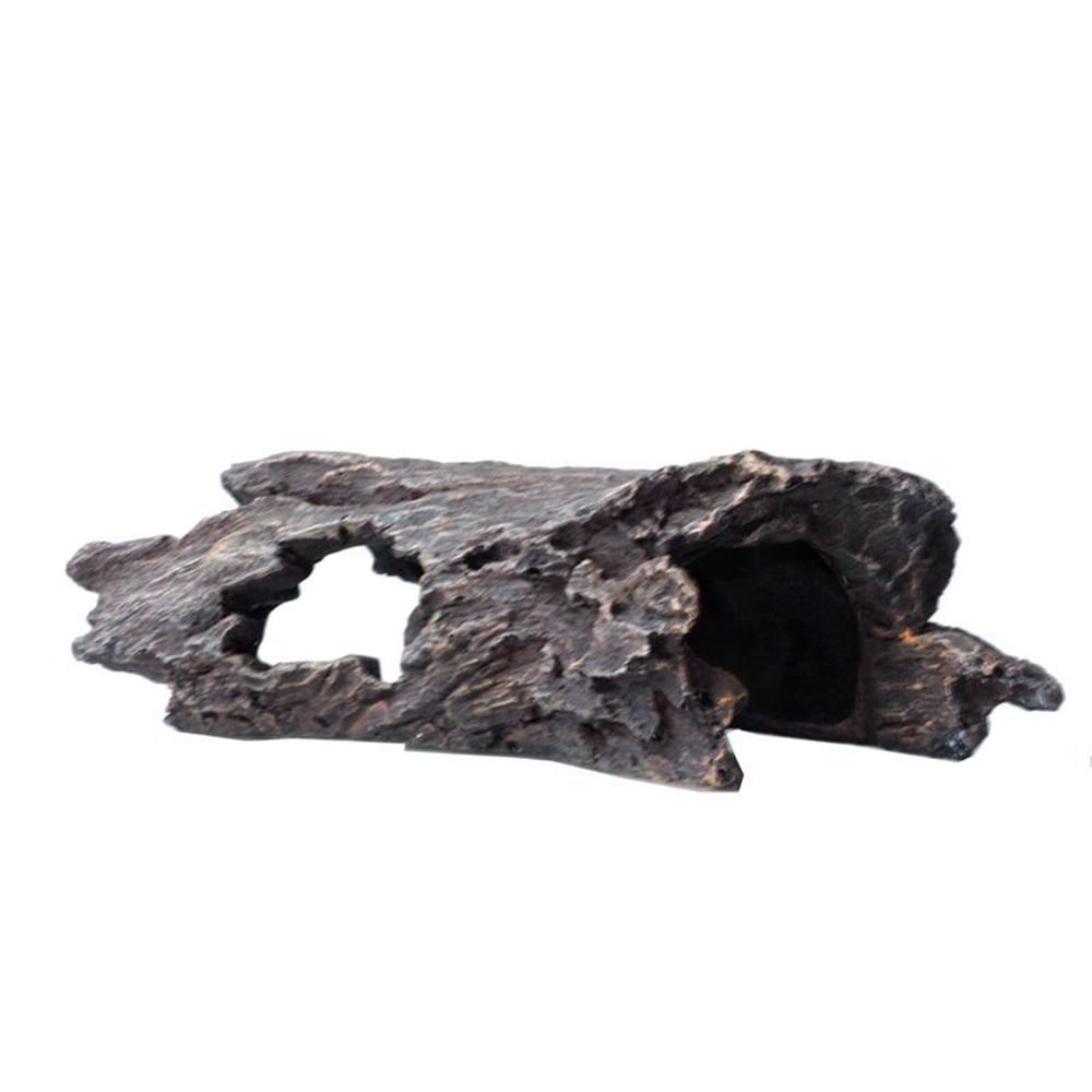 Reptile Hideout Tree Trunk Hollow Log Cork Bark for Lizard Bearded ...