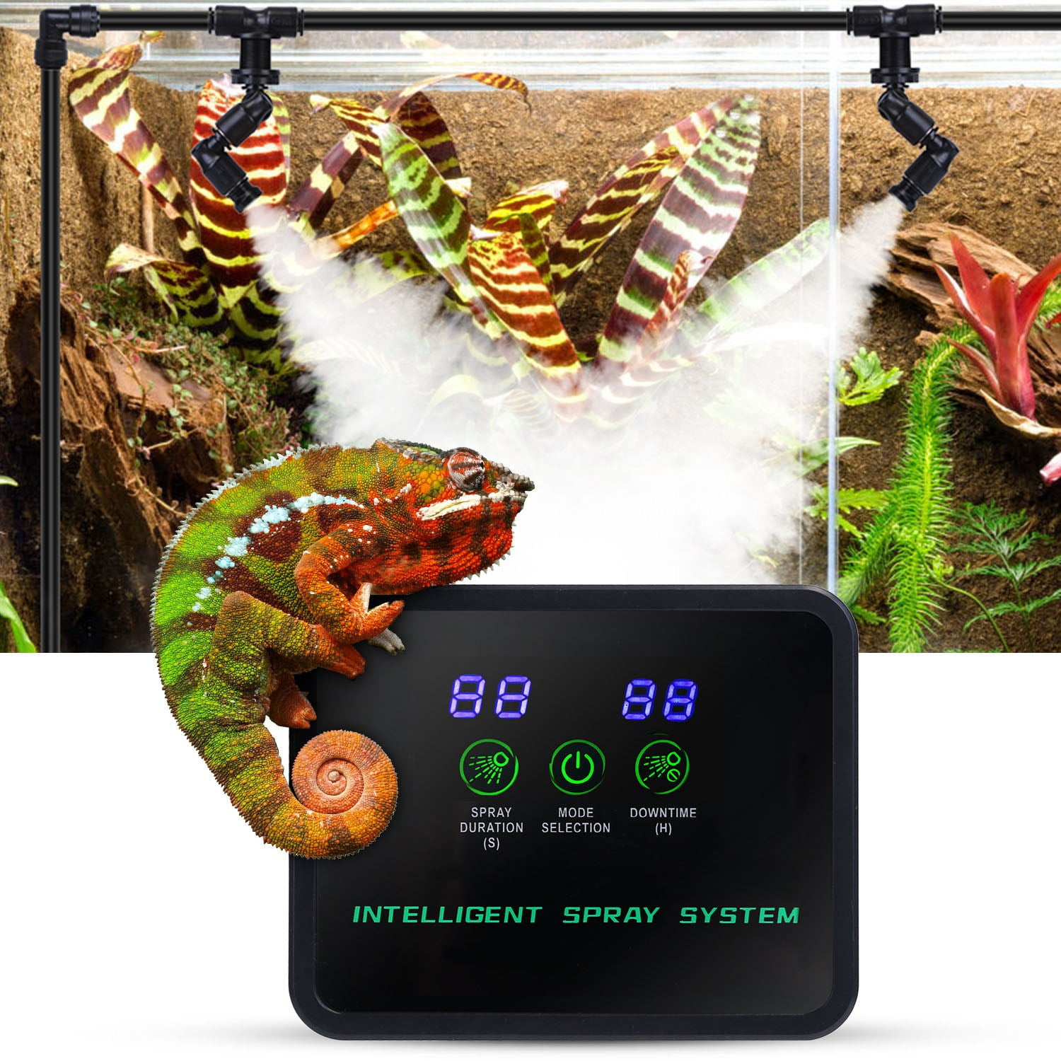 Reptile Humidifiers, iMounTEK Smart Misting System with Touch Screen ...