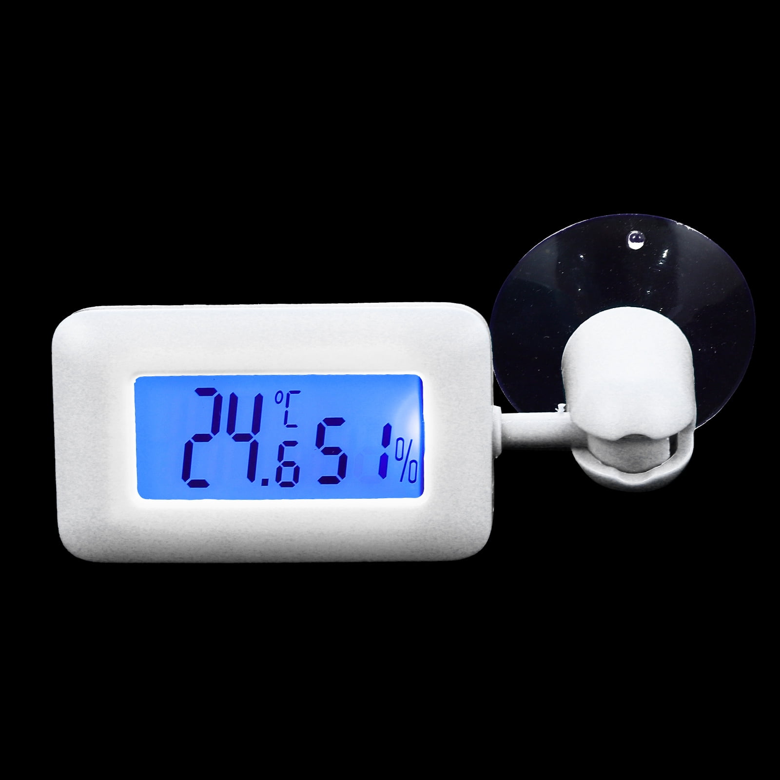 Reptile Hygrometer Rotary Suction Cup Thermometer Temperature and ...