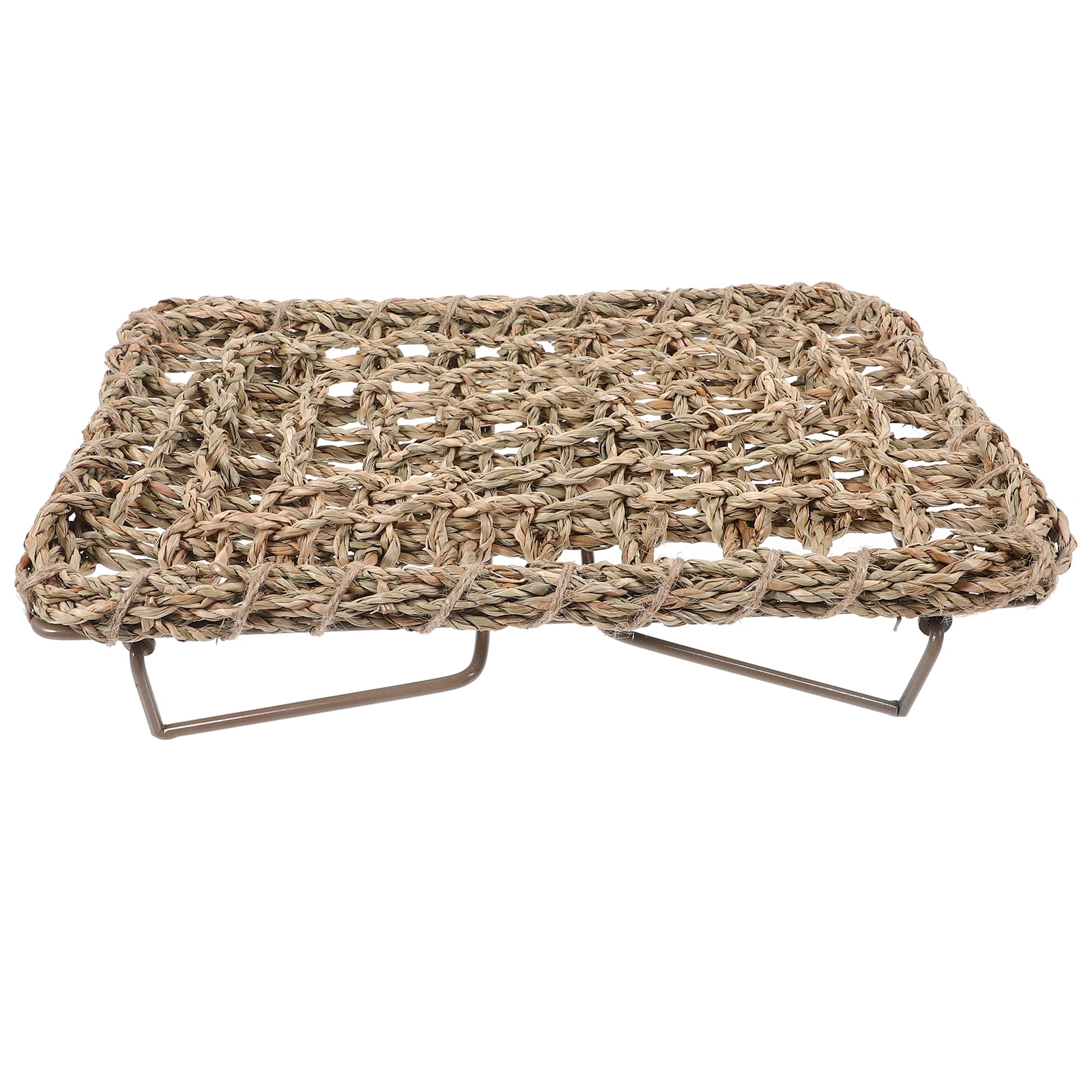 Reptile Lizard Lounger Bed Bearded Dragon Woven Straw Lounger Bed ...