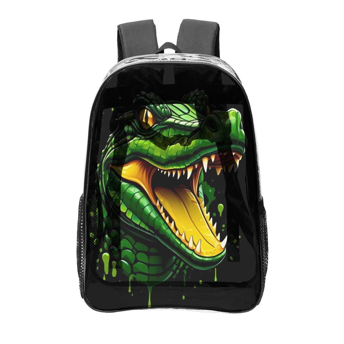 Reptile Lizard Pattern Transparent Backpack Lightweight And fashionable ...