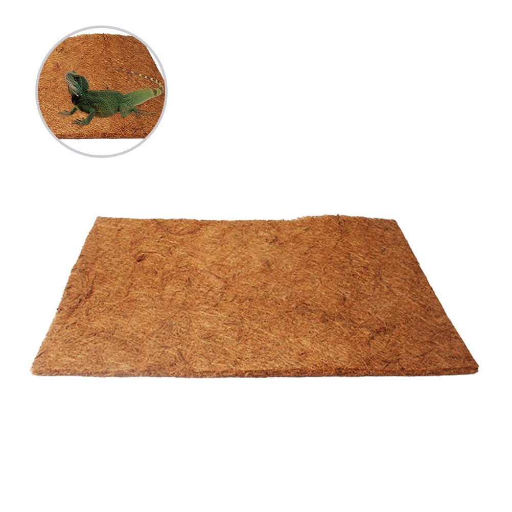 Reptile Mat Bed Terrarium Bedding Tortoise Habitat Accessories Turtle ...