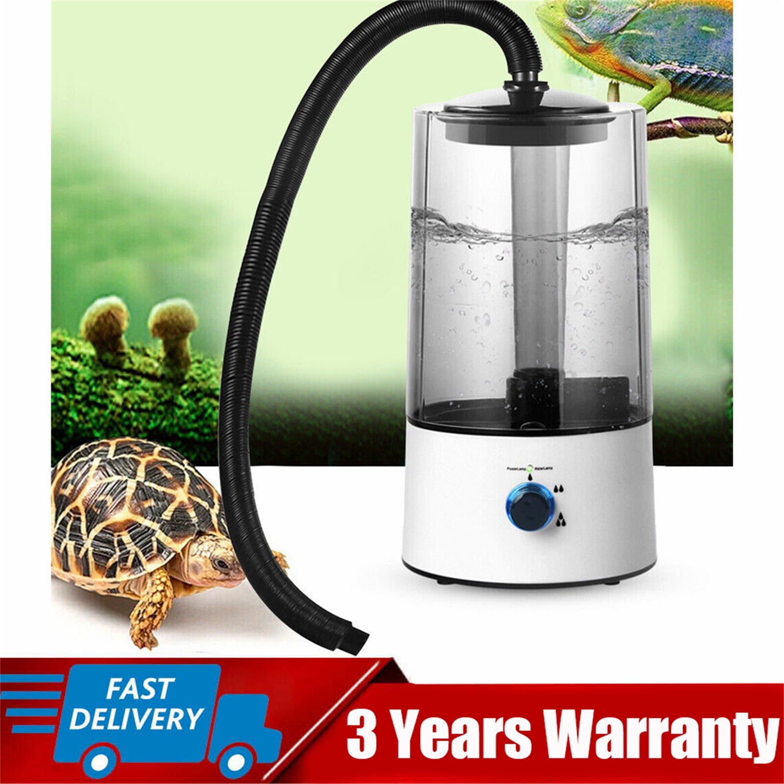 Reptile Pet Humidifier Fogger Fit Tortoise Habitat Chameleon Snake ...