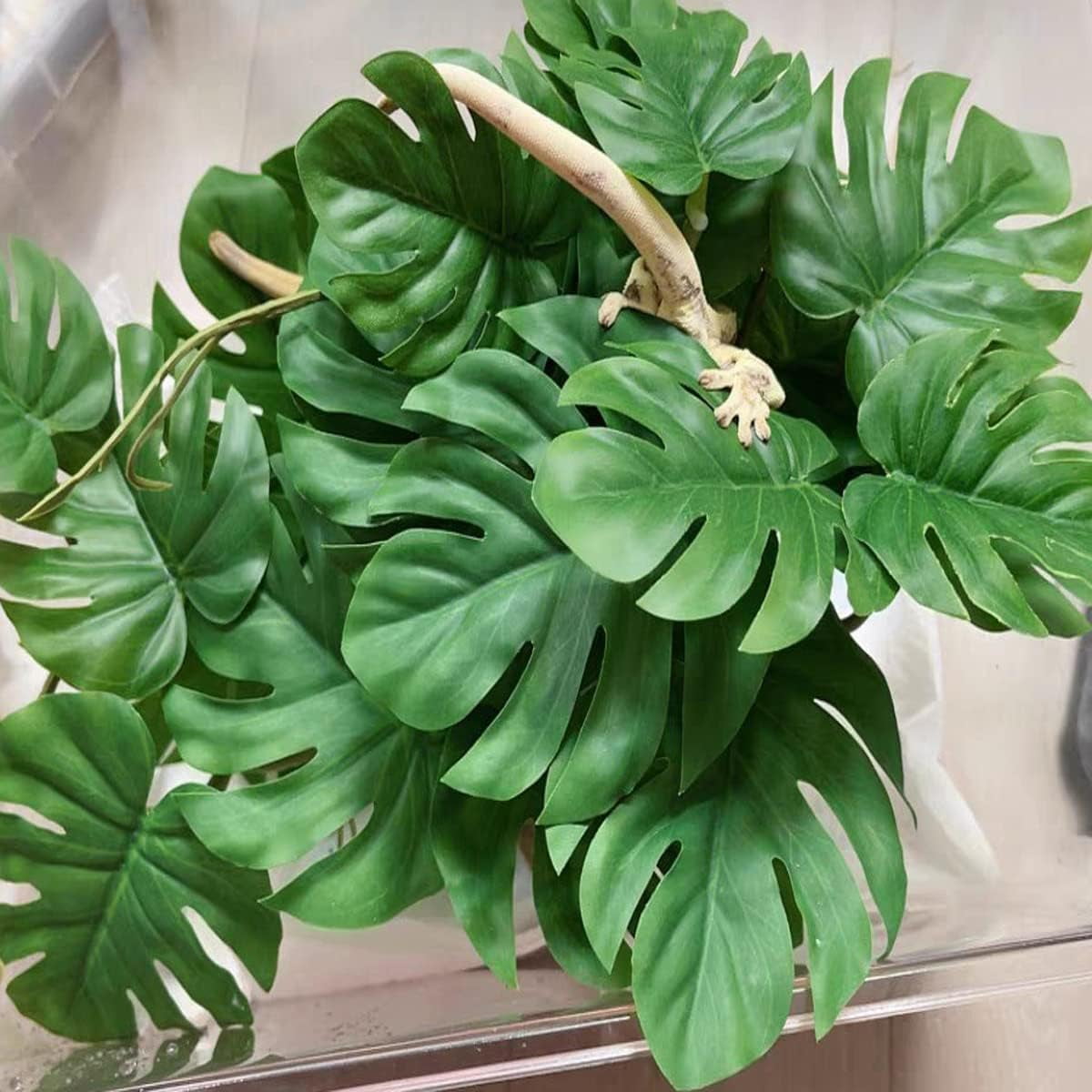 Reptile Plants for Terrarium Decor, Amphibian Habitat Decor, Artificial ...