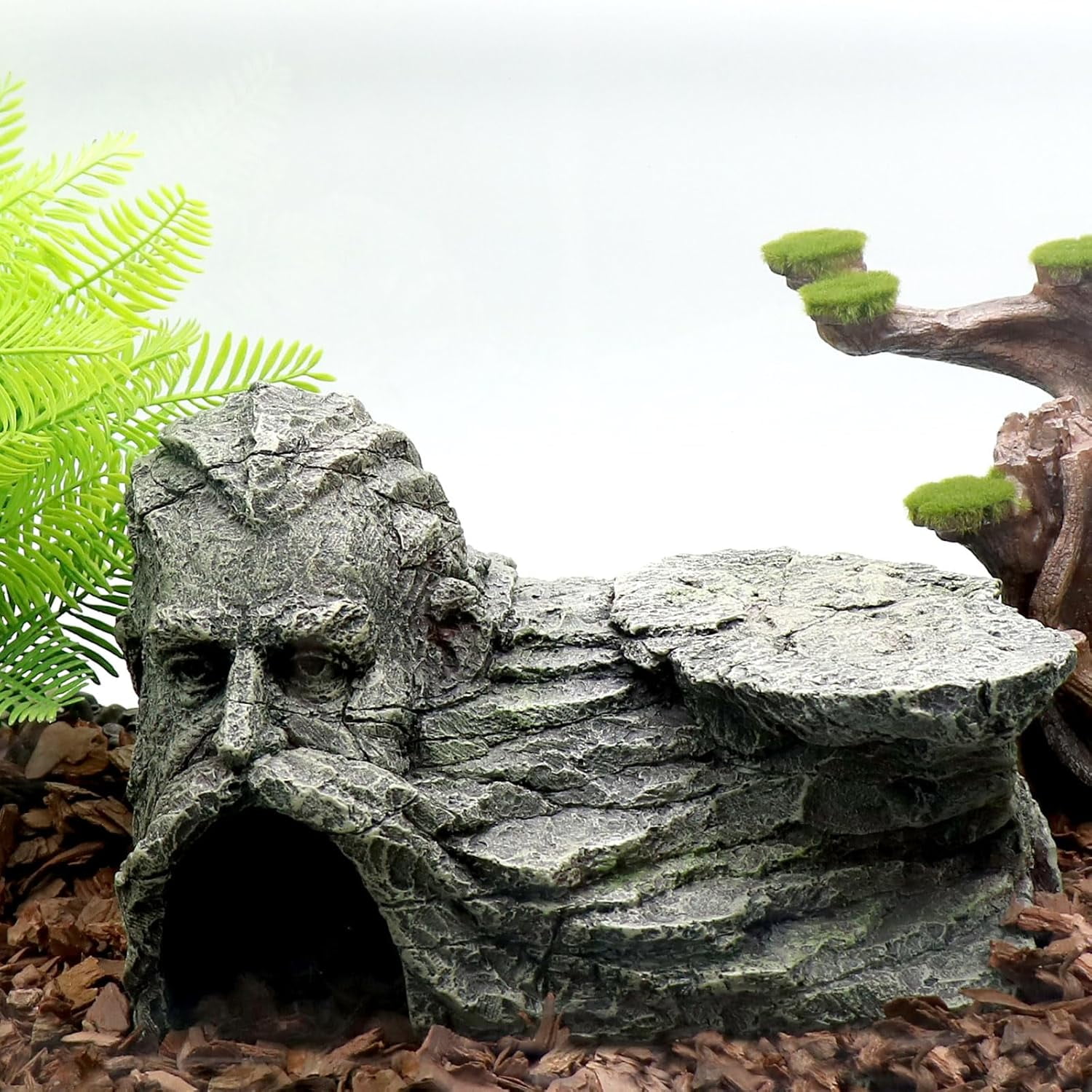Reptile Rock Basking Platform, Gecko Hide Cave, Snake Cave and Hides ...