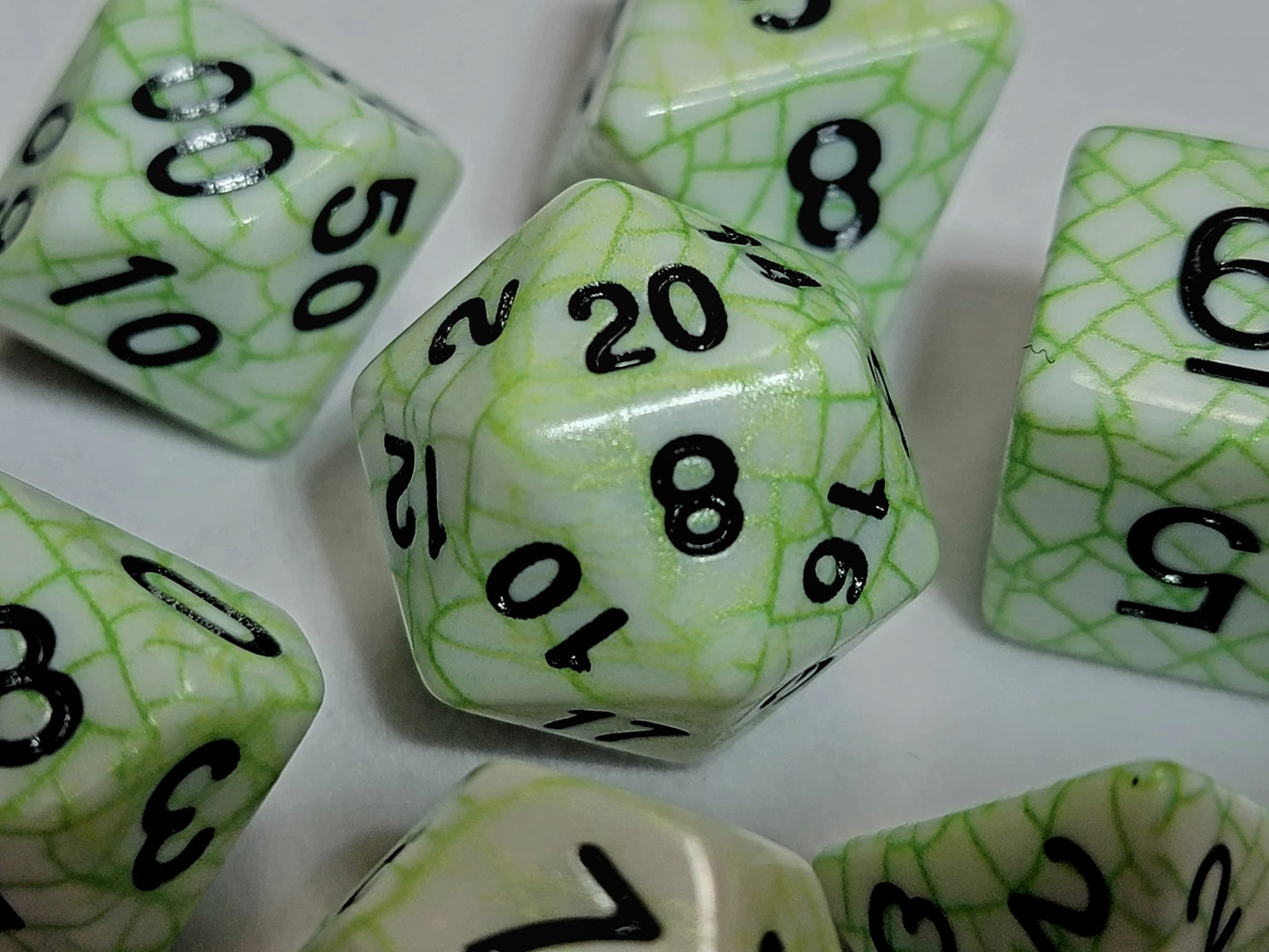 Reptile Skin DnD Dice Set | Dungeons and Dragons | 7 Dice RPG ...