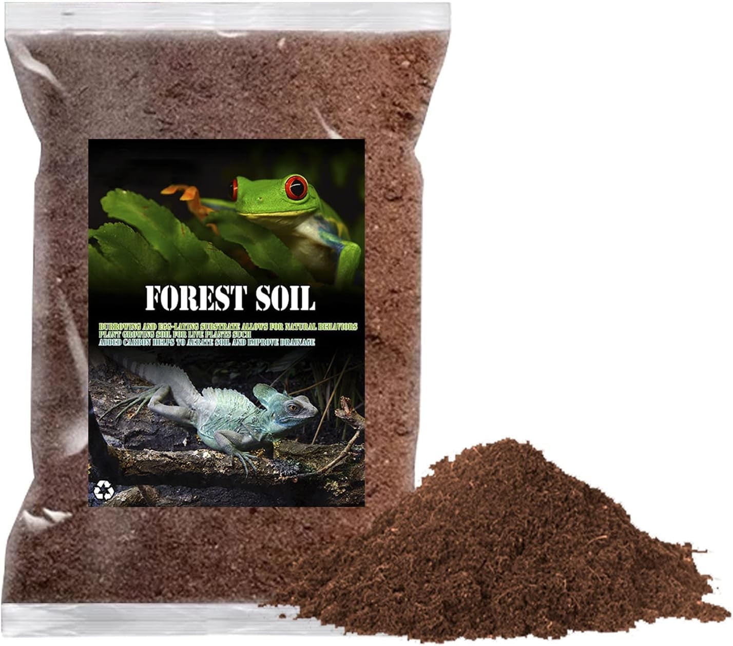 Kathson Reptile Soil Substrate 5L Small Strand Bedding for Lizards ...