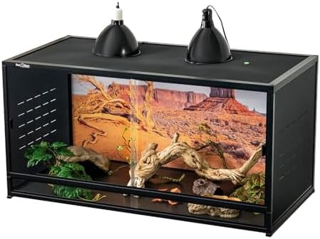 Reptile Tank 120 Gallon, 48"x24"x24" Large Reptile Enclosure for ...