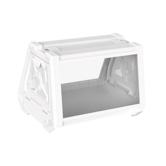 Reptile Tank Breeding Carrier Enclosure with Trapezoidal Design Easy ...