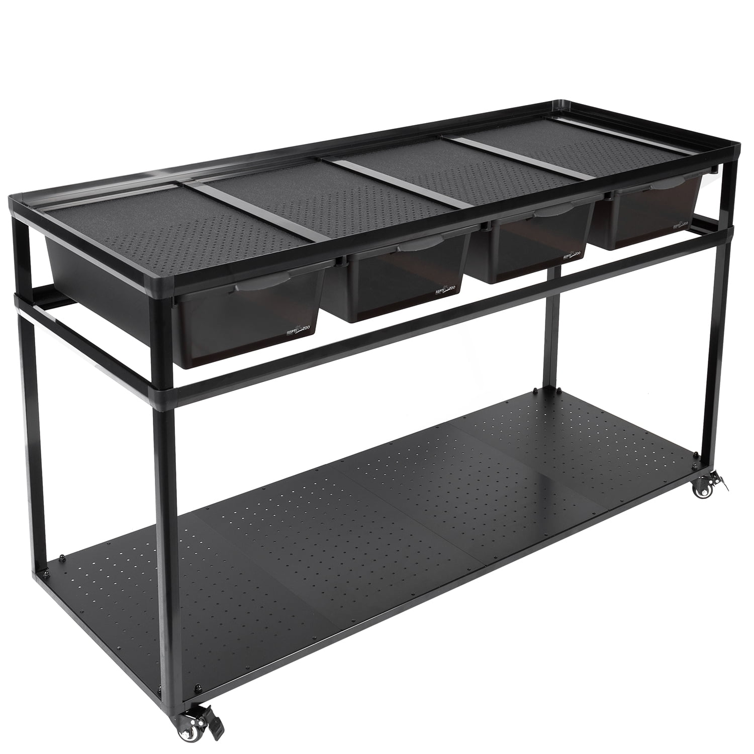 Reptile Terrarium Cabinet with Breeding Boxes, Stackable Breeding Rack ...