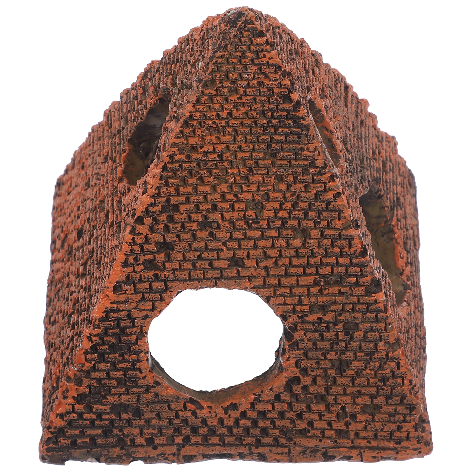 Reptile Terrarium House Pyramid Artificial Statue Fish Bowl - Walmart.com