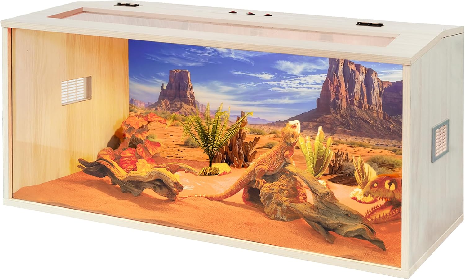 Reptile Terrarium, Lizard Tank Up to 68 Gallons, Bearded Dragon Tank ...