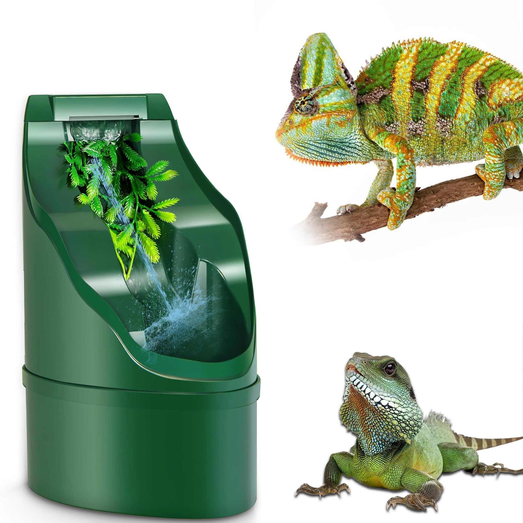 Reptile Water Fountain, Reptile Drinking Fountain Water Dripper with ...