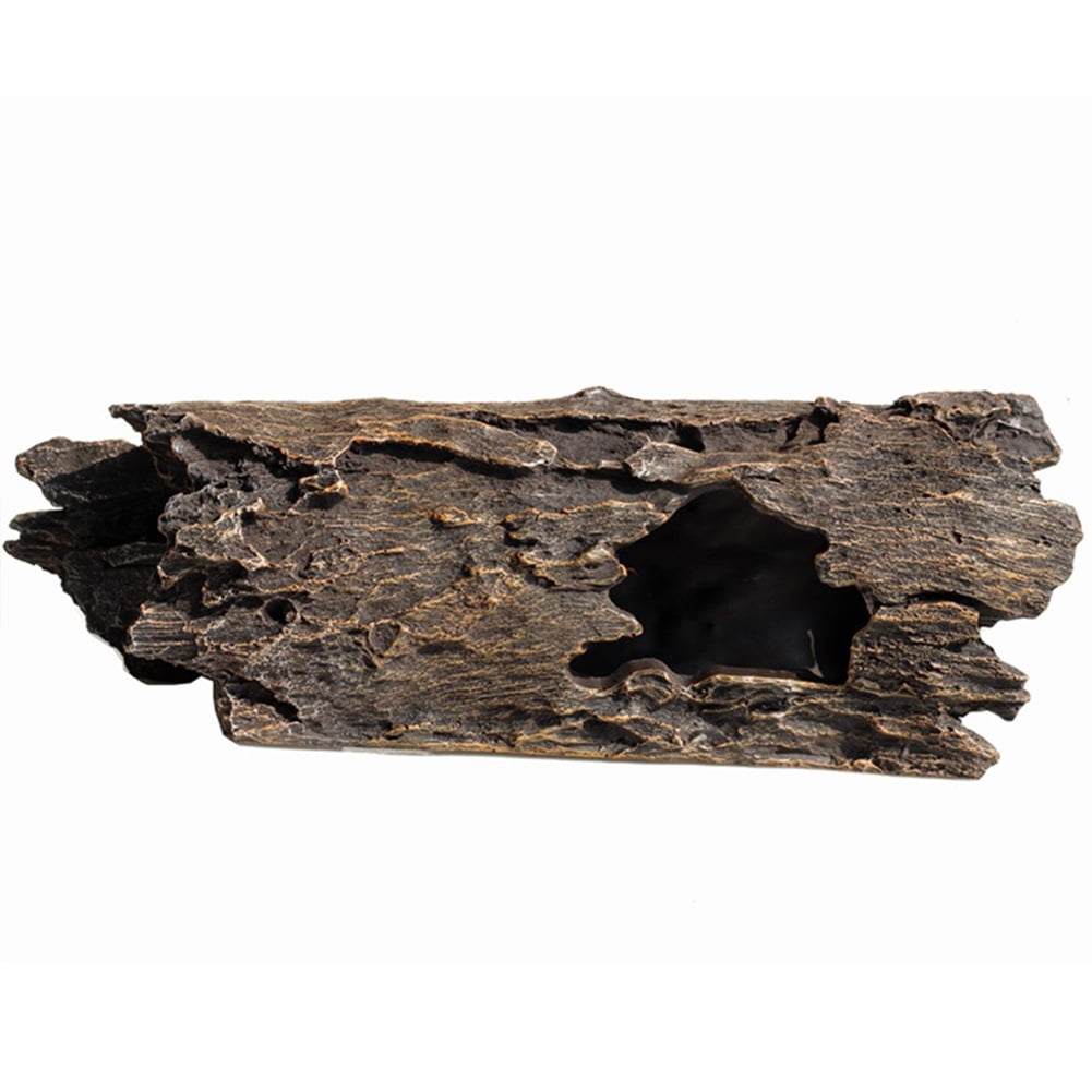 Reptile Wood Hide, Simulation Tree Hideout, Resin Large Turtle Tank ...