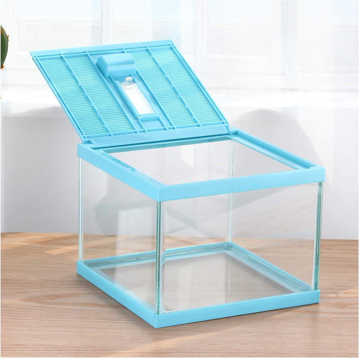 ReptileTerrarium Color Blue Spider Box, 7.8x7.8x5.9'' Tarantula ...