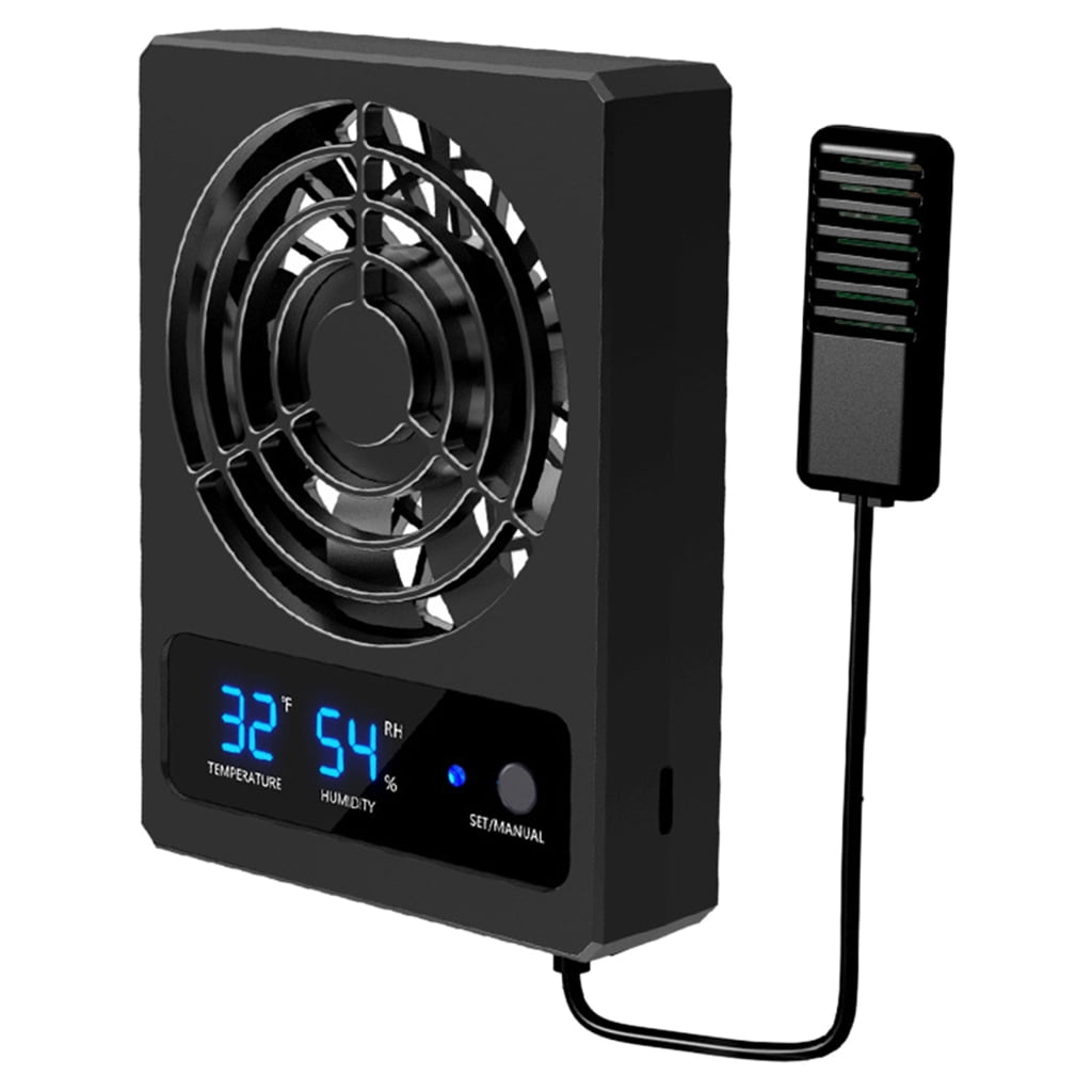 Reptiles Cooling Fan for Terrariums Low Noise Energy Saving Chiller Air ...