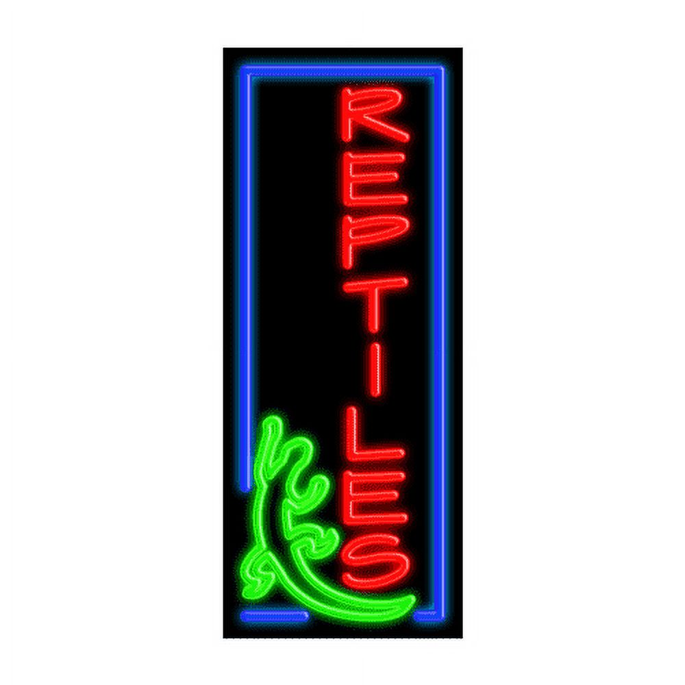 Reptiles-Glass Neon Sign Made in USA - Walmart.com