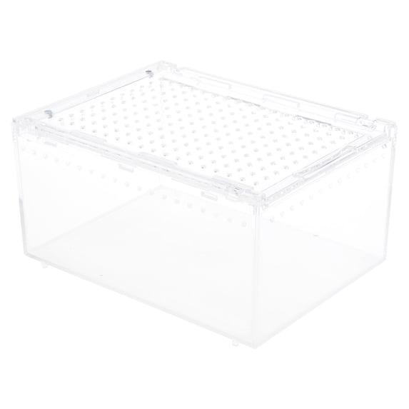 Reptiles Habitat Terrarium Breeding Box Acrylic Reptiles Feeding Box ...