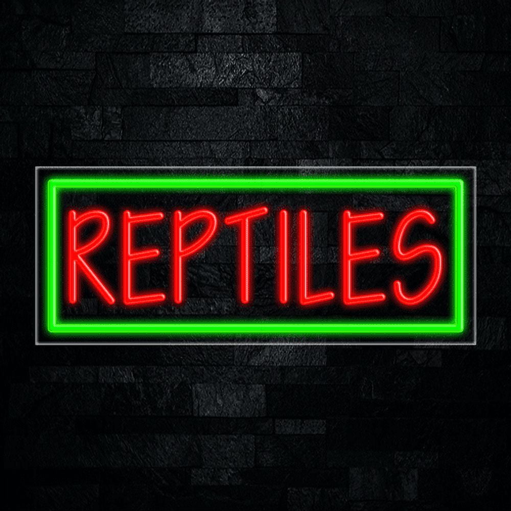 Reptiles LED Neon Sign 30"L x 12"H #31469 - Walmart.com