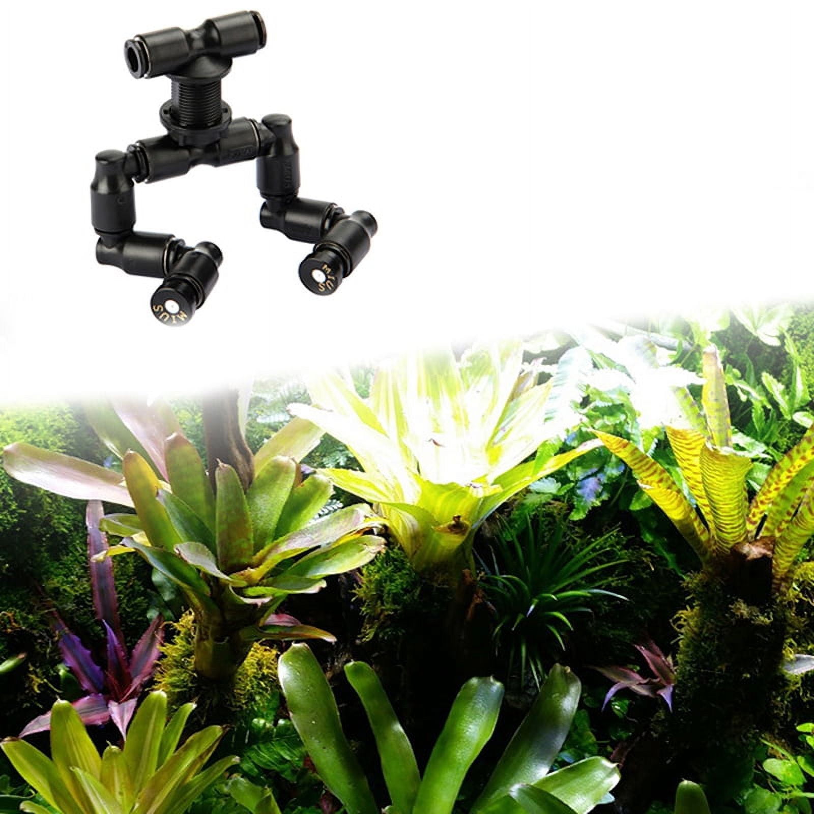 Reptiles Terrarium Double Nozzle Fogger Mist Sprinkler 360° Adjustable ...