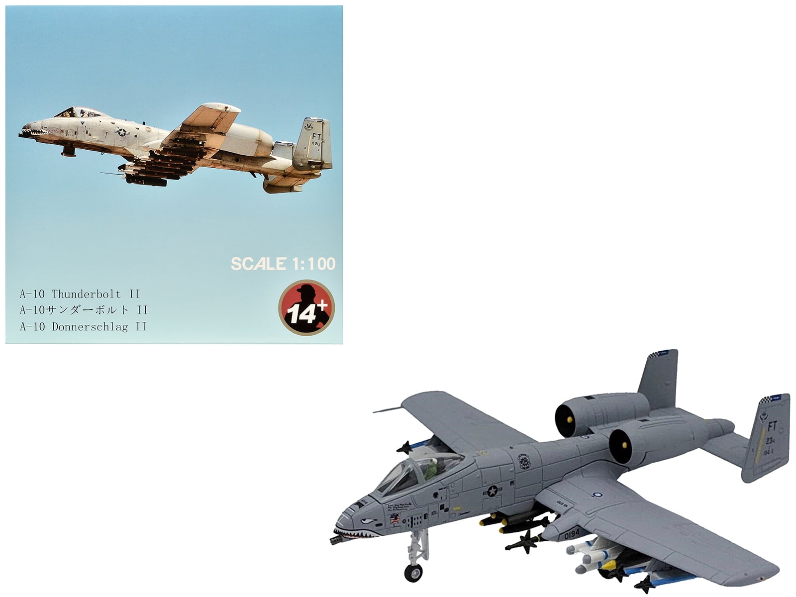 Republic A-10C Thunderbolt II Attack Aircraft "Flying Tigers 23rd ...