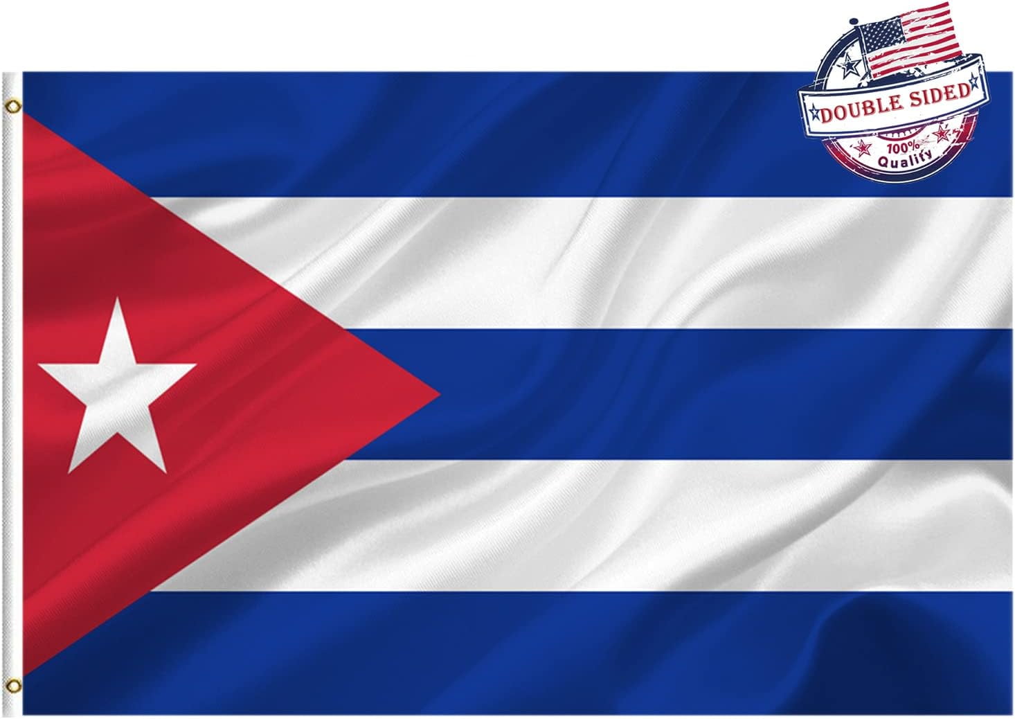 Republic of Cuba Cuban Flag Outdoor Double Sided- Heavy Duty 3ply Cuban ...