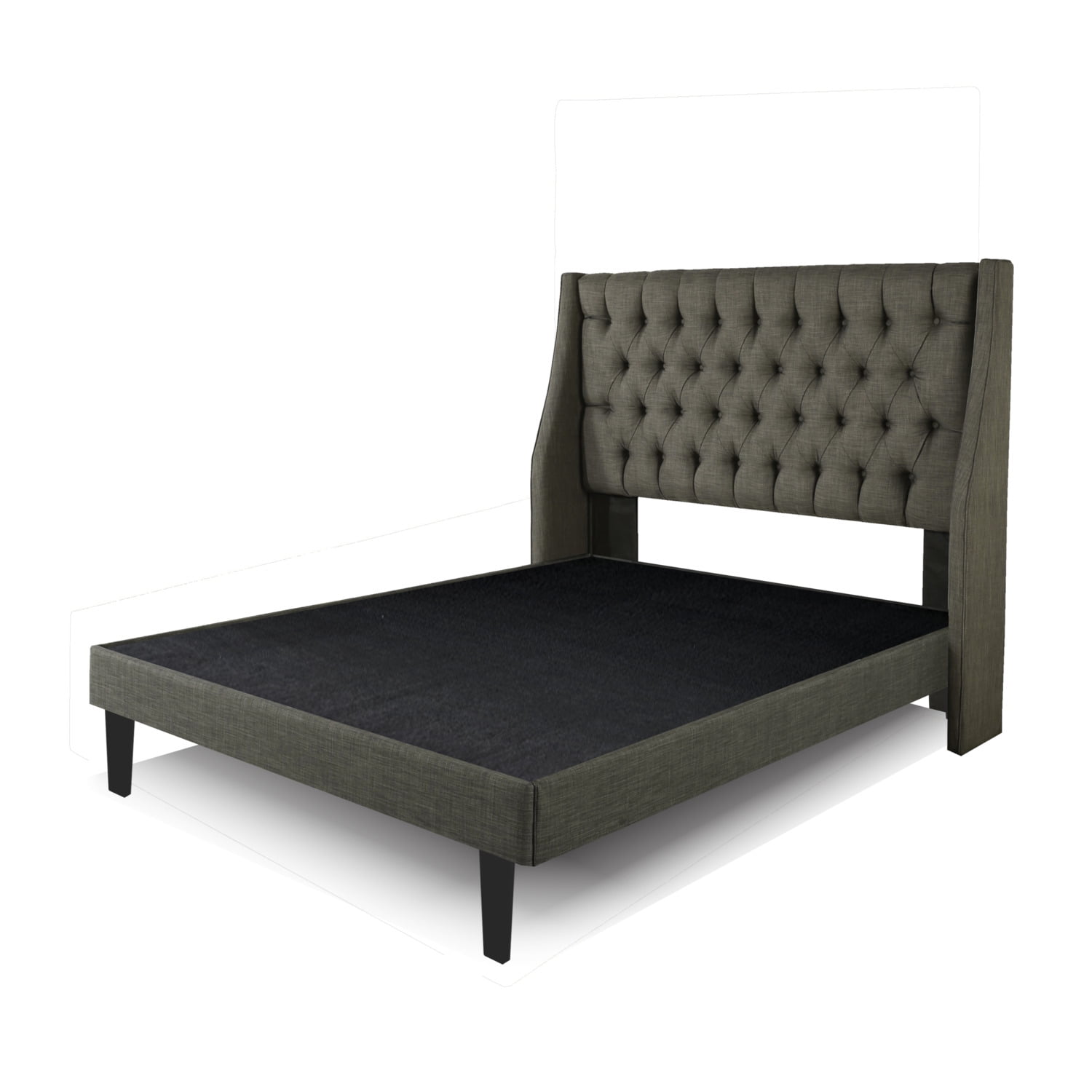 Republic Design House Cambridge Upholstered Platform Bed (8" Legs ...