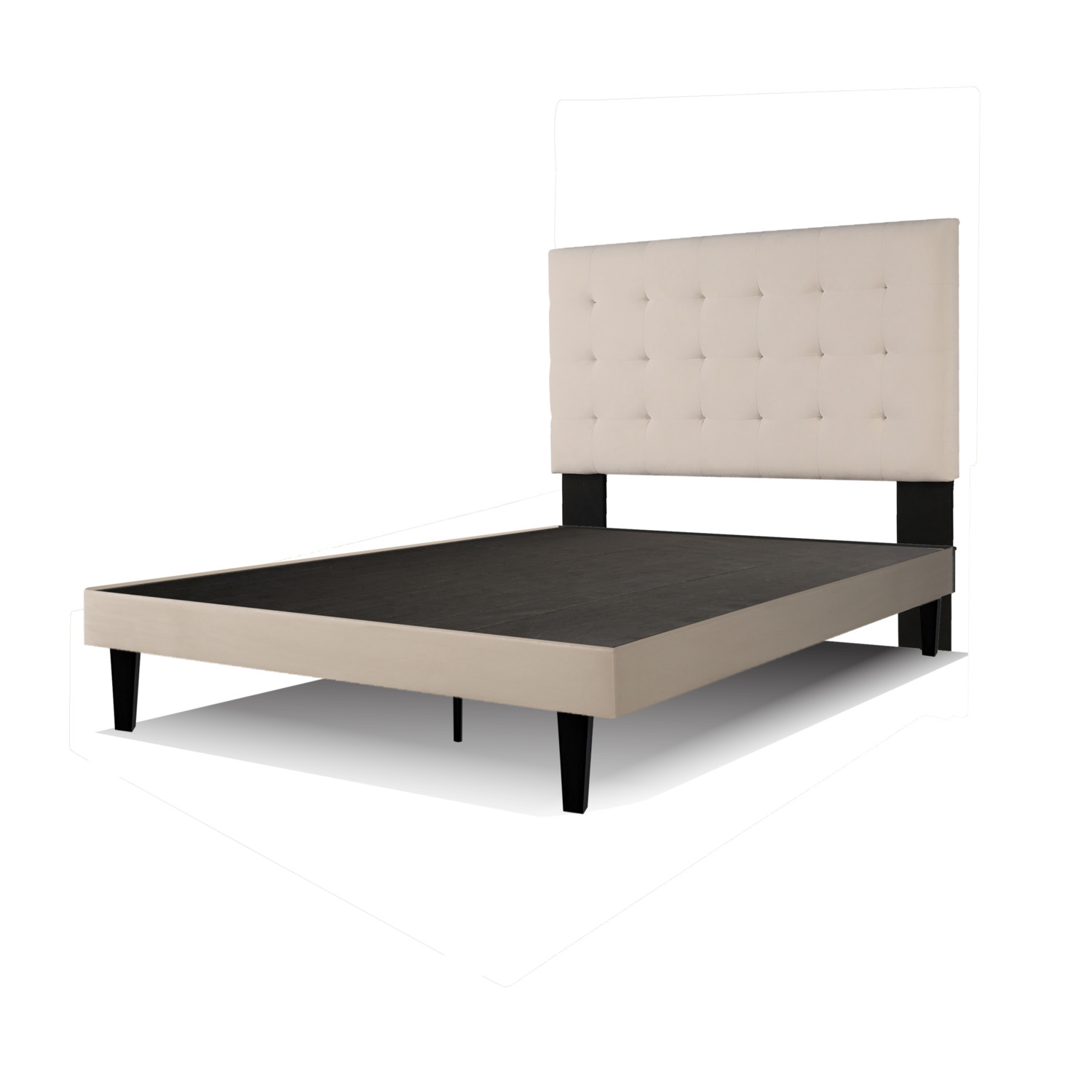 Republic Design House Manhattan Upholstered Platform Bed (8" Legs ...