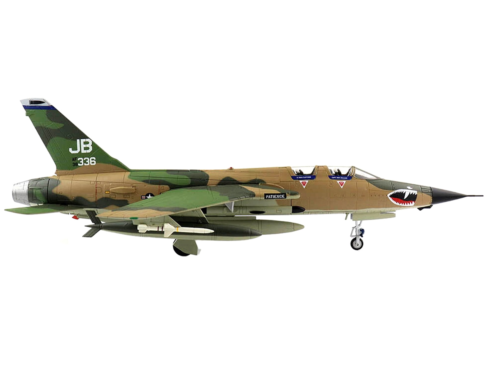 Republic F-105G Thunderchief Fighter Aircraft "17th Wild Weasel Squadron 388 Tactical Fighter ...