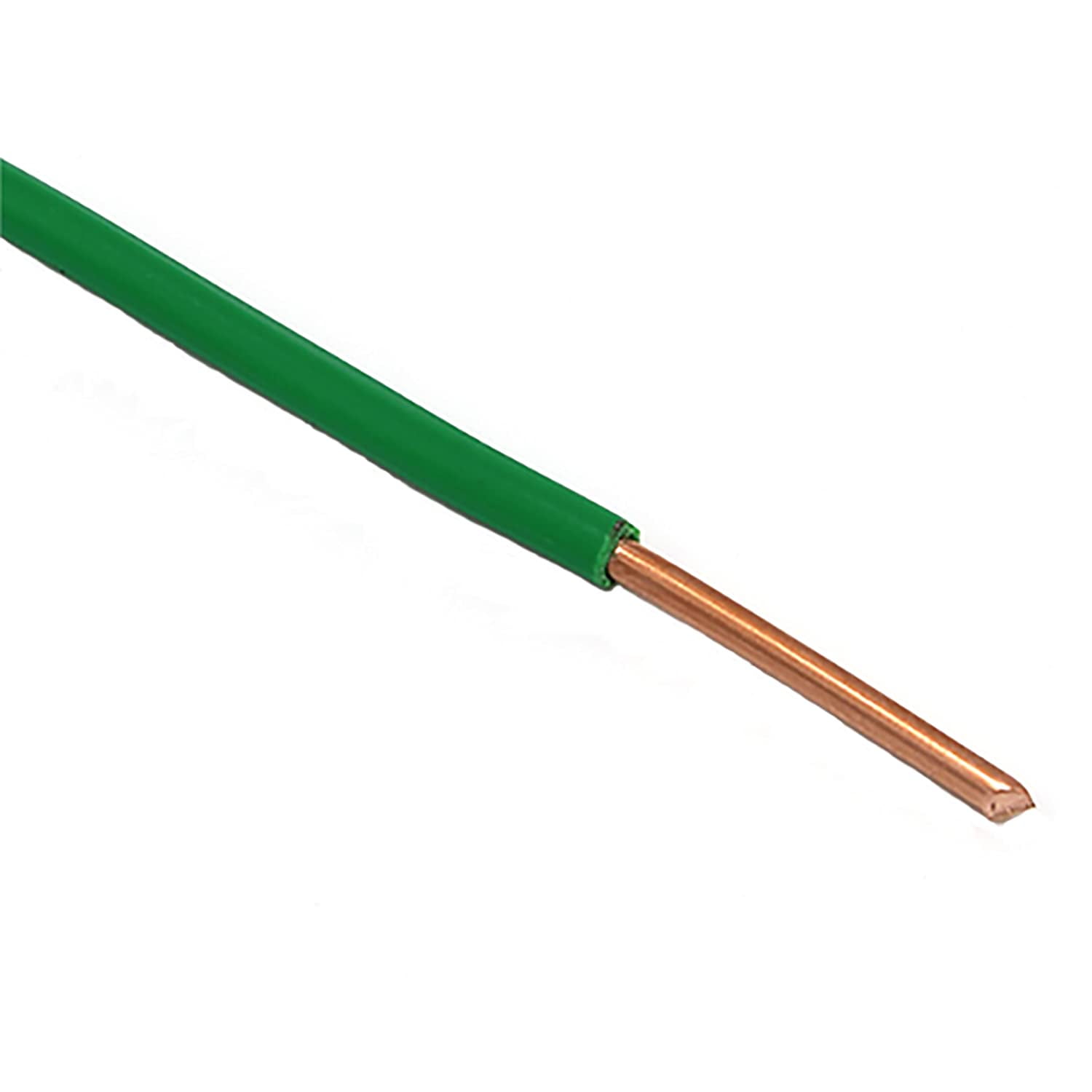 Republic Wire Inc. Wire Green Sol Thermo Copper Wire 12 TW (500ft ...