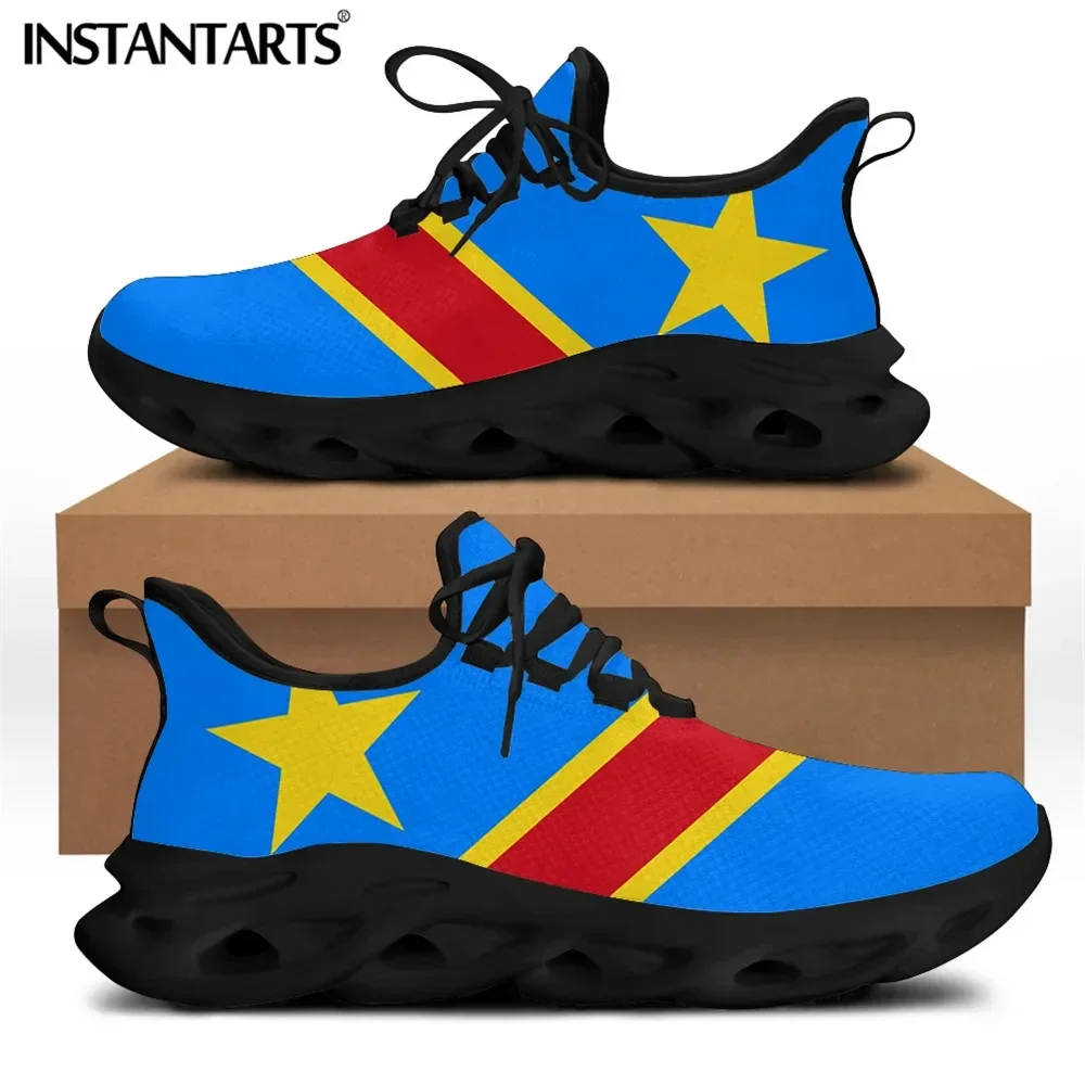 Republic of Congo Flag Designer Men Casual Shoes Sneakers Flats Male ...