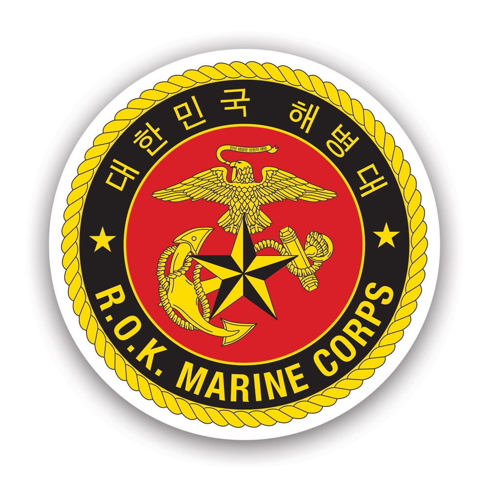 Republic of Korea Marine Corps Sticker Decal - Self Adhesive Vinyl ...