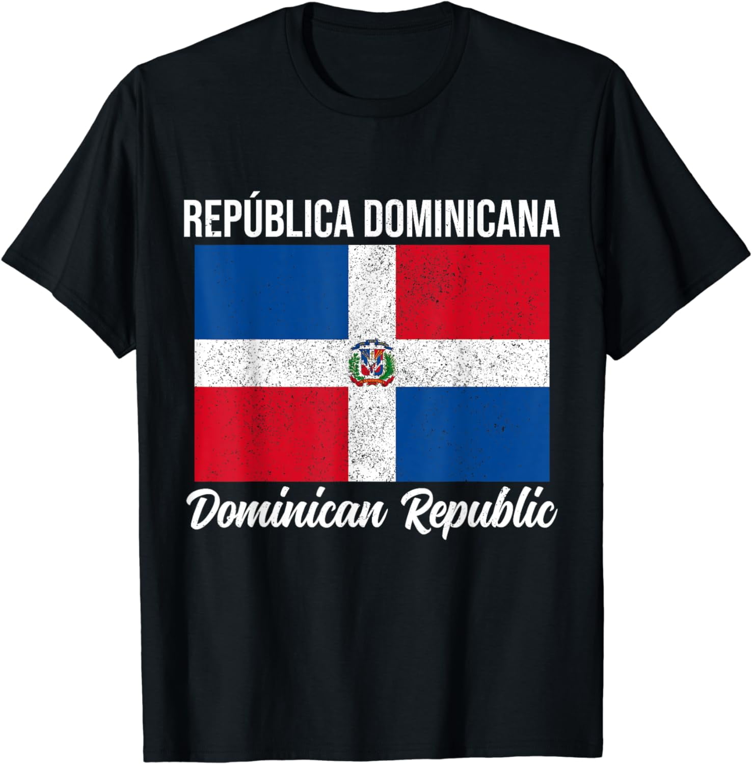 Republica Dominicana Dominican Republic Pride Flag Vintage T-Shirt ...