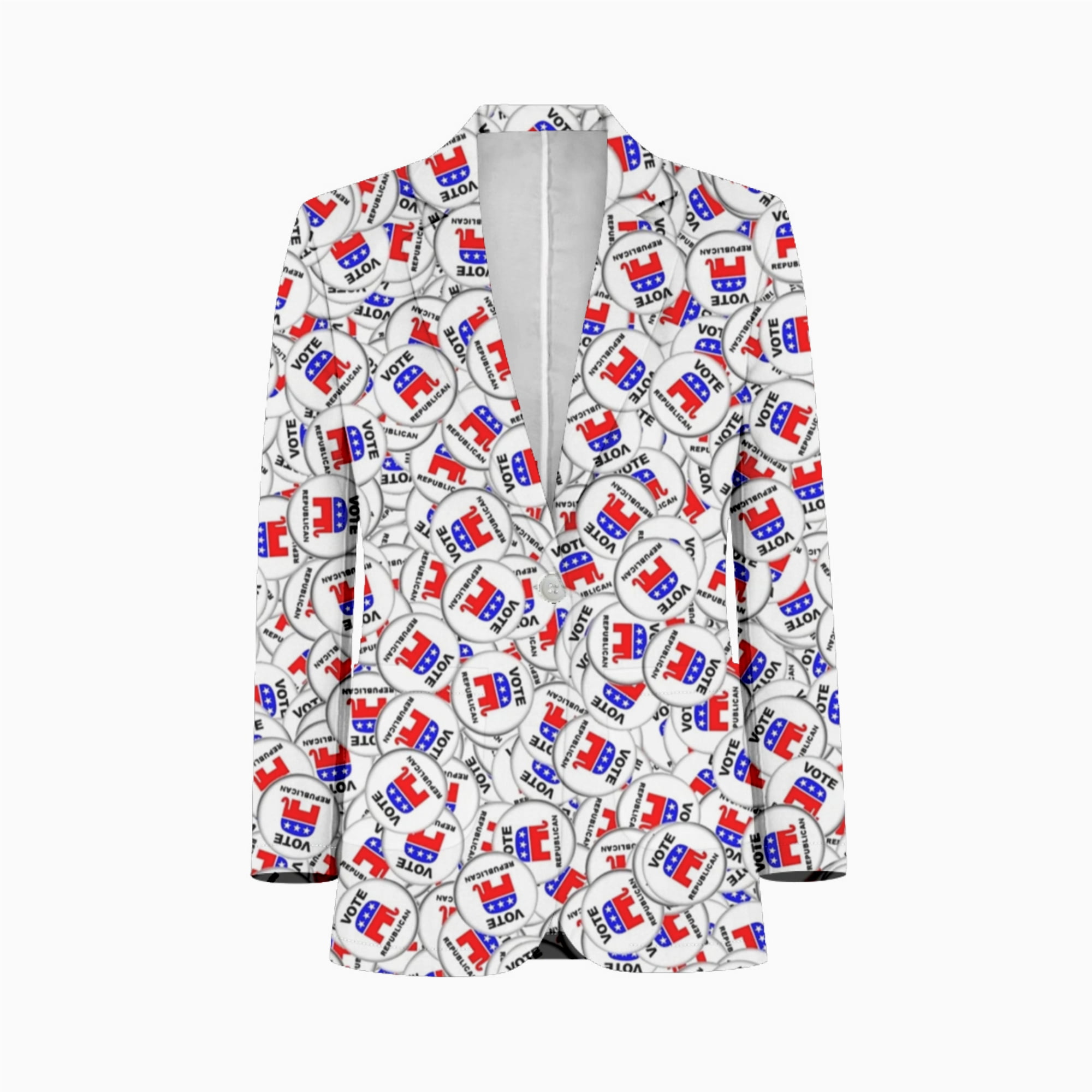 Republican Button Mens Suits Shawl Collar Slim Fit Suit Mens Groom ...