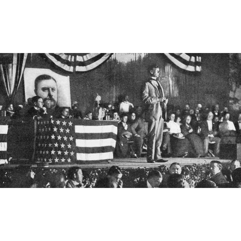 Republican Convention 1900. Nformer Governor Frank S. Black Nominating Benjamin Odell Jr. For ...