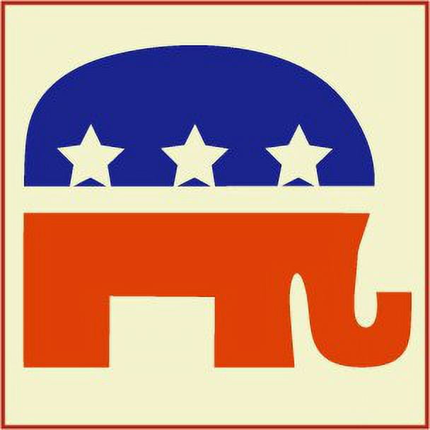 Republican Elephant Stencil - Political Symbol Republican Party DIY ...