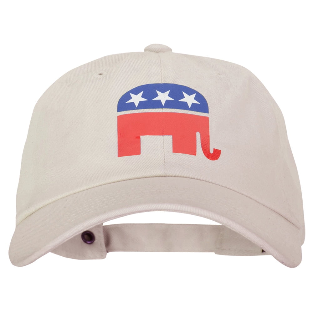 Republican Elephant Symbol Heat Transfer Unstructured Cotton Twill ...