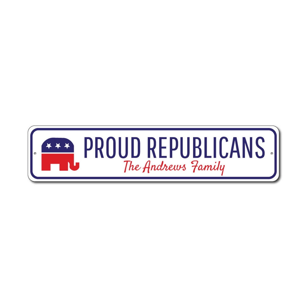 Republican Family Sign, Politics Sign, Republican Sign, Political Humor ...