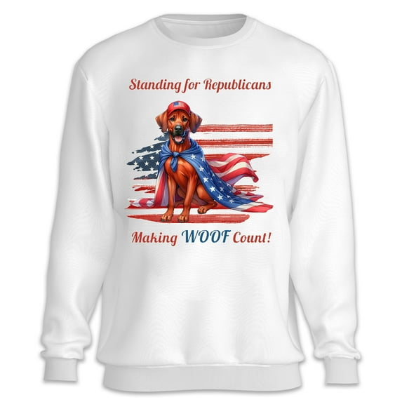 Republican Rhodesian Ridgeback Making Woof Count Election 2024 ...