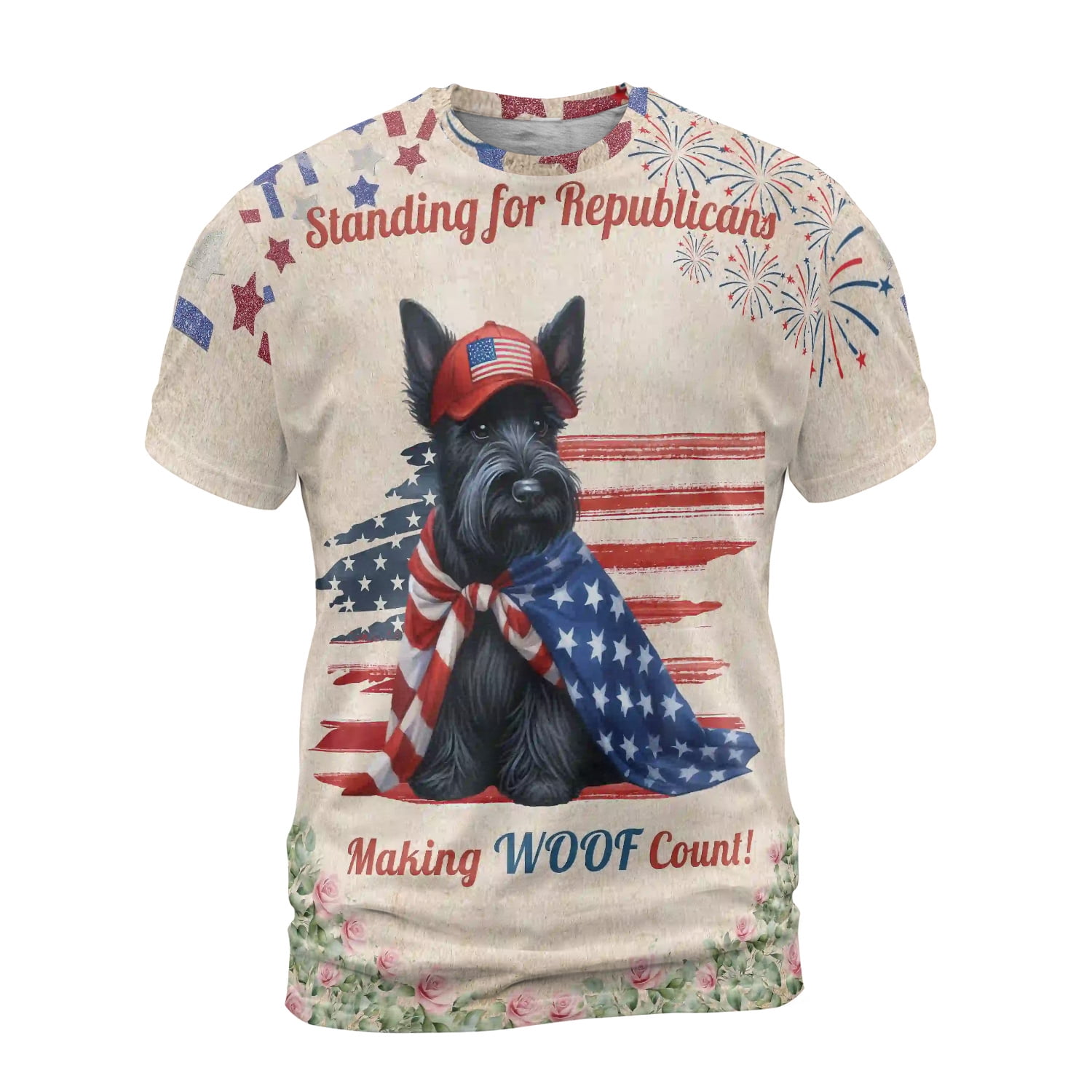 Republican Scottish Terrier Making Woof Count Election 2024 All Over ...