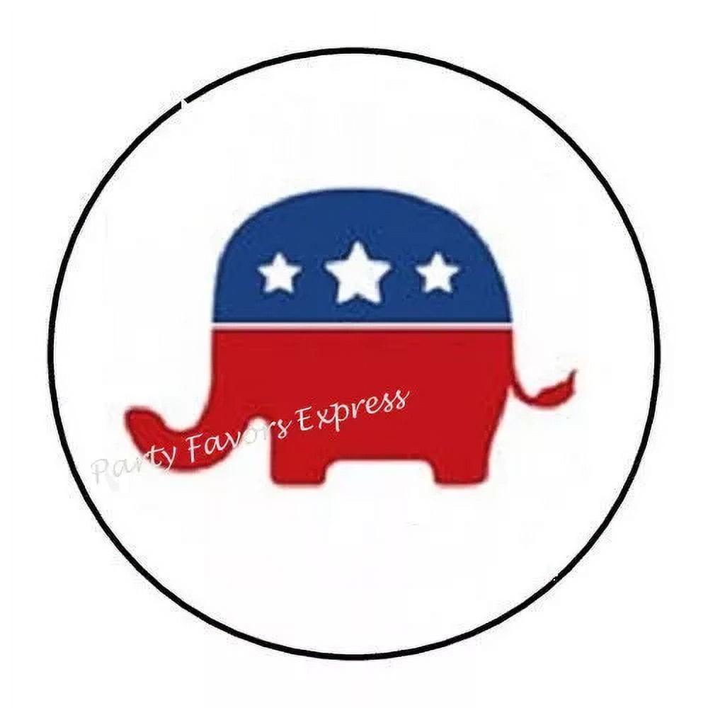Republican Sticker Party Favors Sticker Envelope Seals Labels Stickers ...